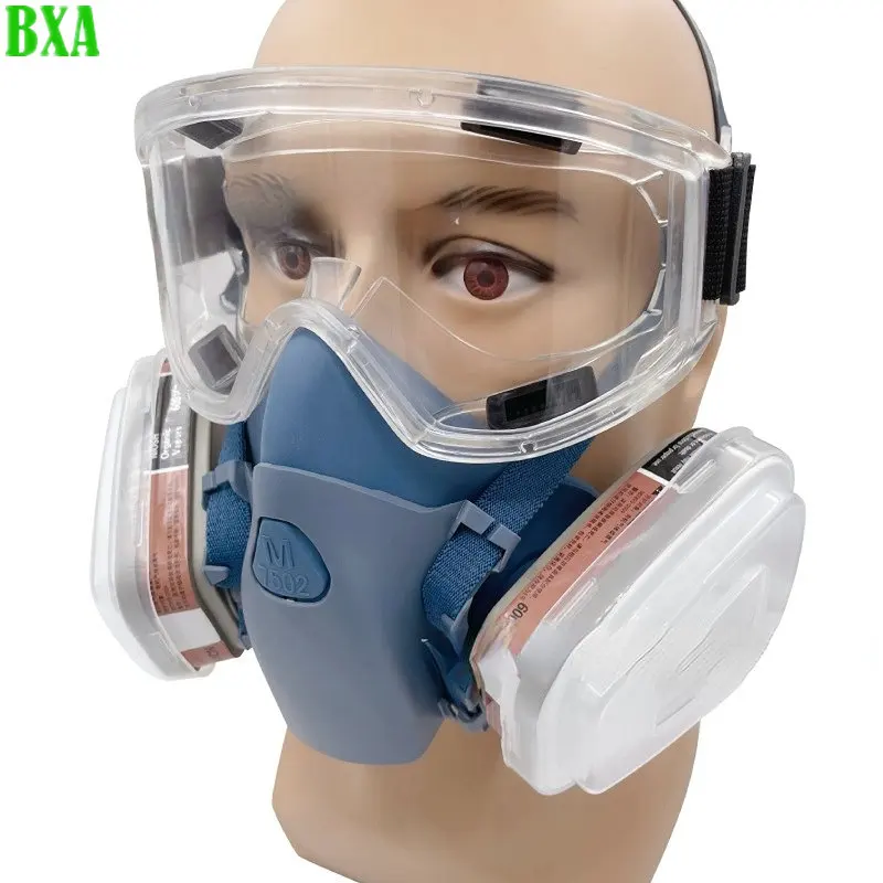Chemical-Respirator-Protective-Safety-7502-Gas-Mask-Industry-Painting ...