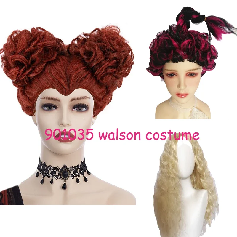Hocus-Pocus-2-Cosplay-Winifred-Sanderson-Wig-Heart-shaped-Orange-Curly ...