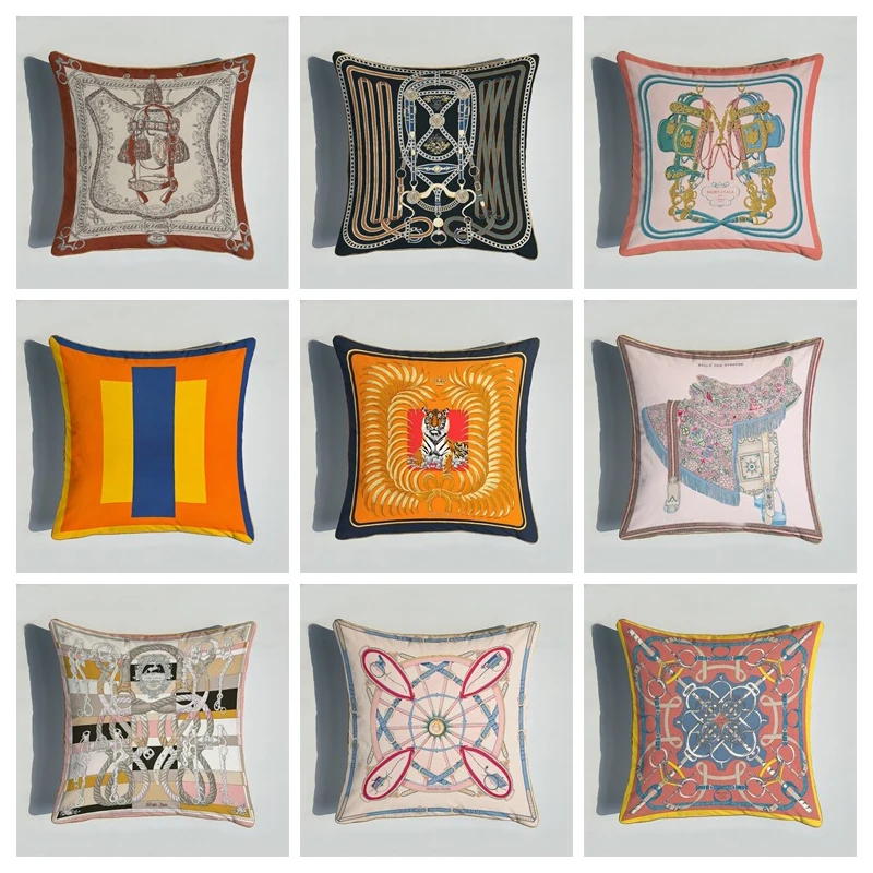 Croker-Horse-Brand-New-French-Style-Luxury-Velvet-Double-sided-Print ...