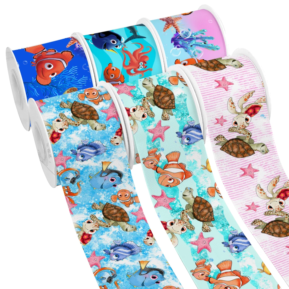 Disney-Cartoon-Finding-Nemo-Super-Kitties-Design-Printed-Grosgrain ...