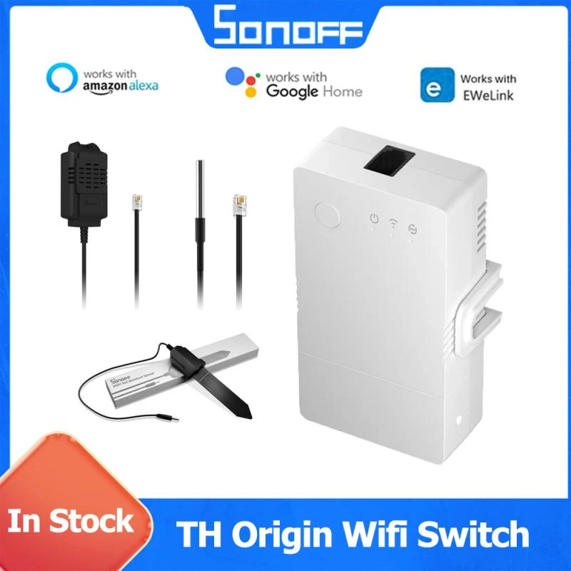 Sonoff Th16 16a Smart Wifi Temperature Humidity - Wifi Switch ...
