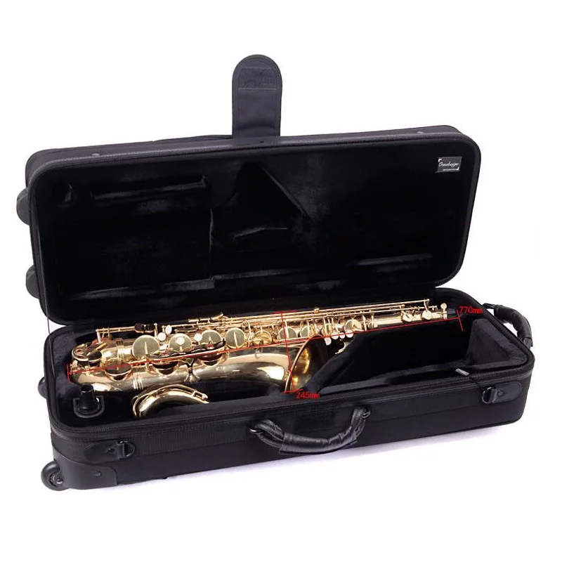 Black-Tenor-Saxophone-Case-Fit-bB-Saxophone-Bag-One-Shoulder-Double ...
