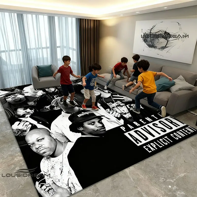 Hip Hop Rapper Large Carpet Rug for Home Living Room Bedroom Sofa ...