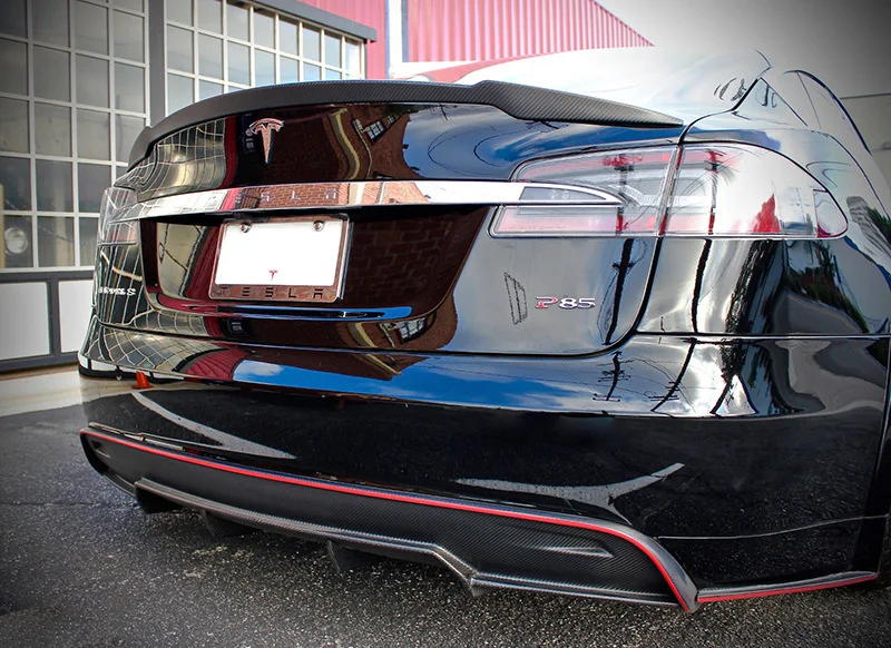 Suitable-for-Tesla-Model-s-Revo-Carbon-Modified-Canard-Tail-Resin-Fiber ...