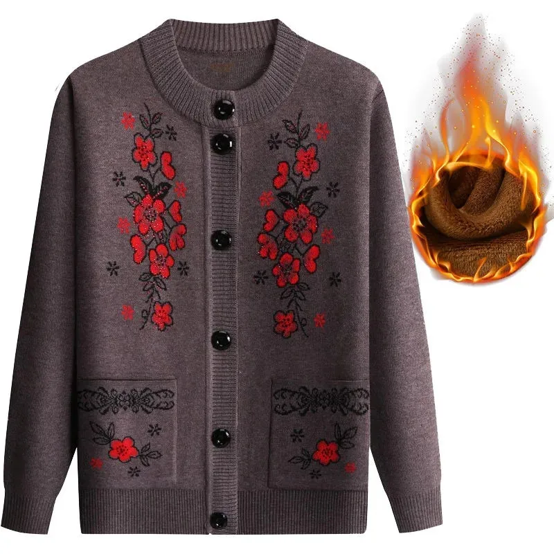 Spring-Autumn-Sweater-Female-Middle-Aged-And-Elderly-Sweater-Mother ...