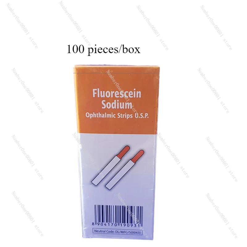 India-Tear-Detection-Filter-Paper-Strip-Fluorescein-Sodium-Ophthalmic ...