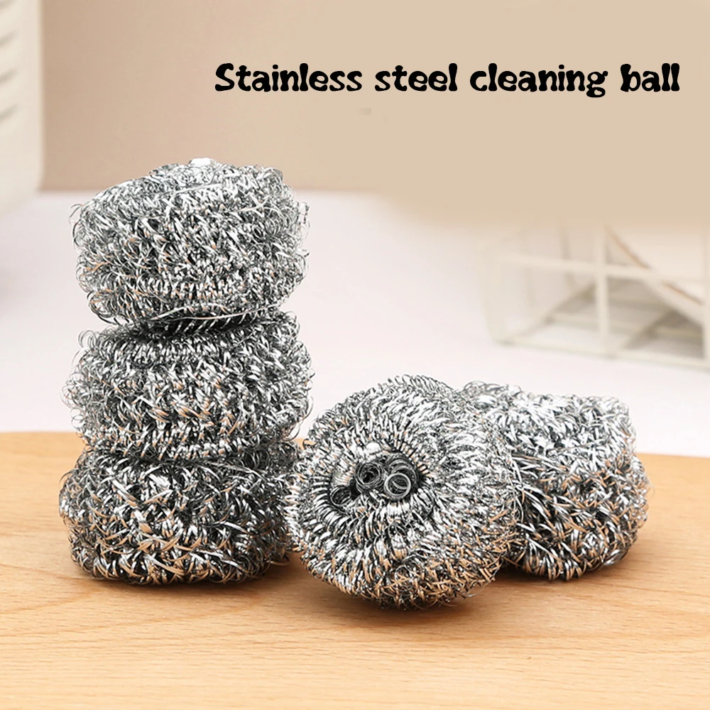Stainless-Steel-Scourer-Balls-Household-Multipurpose-Scrubber-Sponges ...