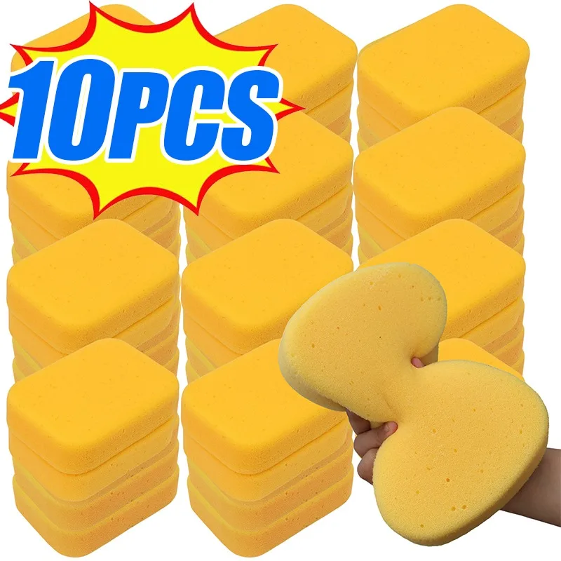 10~1Pcs Car Wash Sponge Large Detailing Block High Density Foam Wax ...