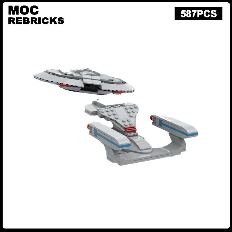 Space-Starship-Series-USS-Enterprise-NCC-1701-D-Moc-Building-Blocks-Diy ...