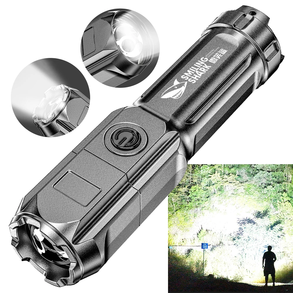 L-mpara-de-iluminaci-n-exterior-con-Zoom-telesc-pico-linterna-de-luz ...