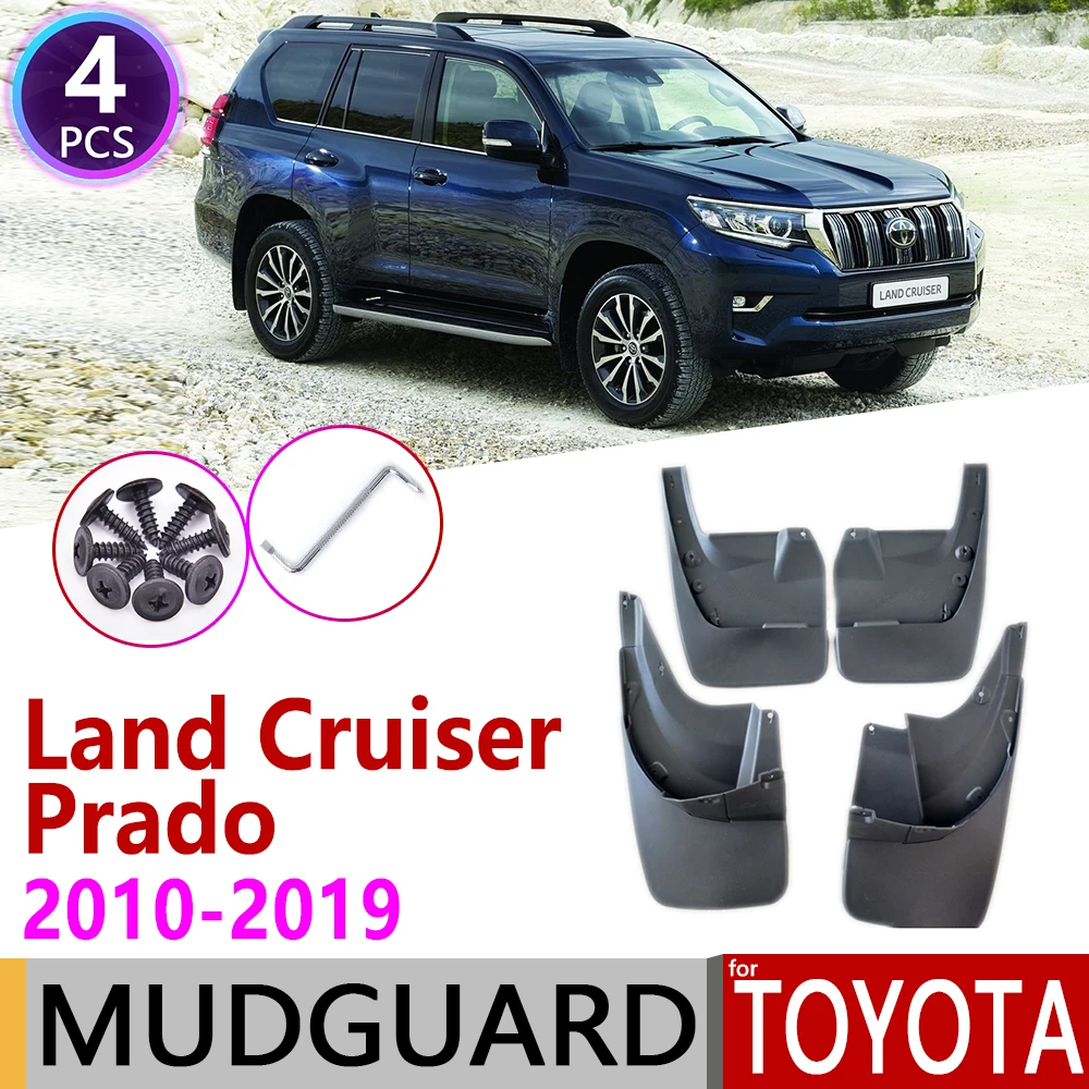 Mudflap para toyota land cruiser prado lc150 fj150 150 2010 fender 2019 ...