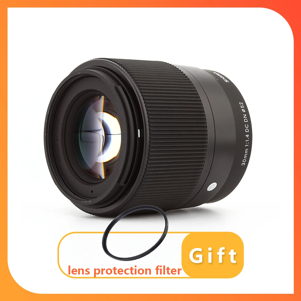 Sigma 30mm F1.4 Contemporary DC DN Lens 30mm 1.4 lens for Sony E mount ...