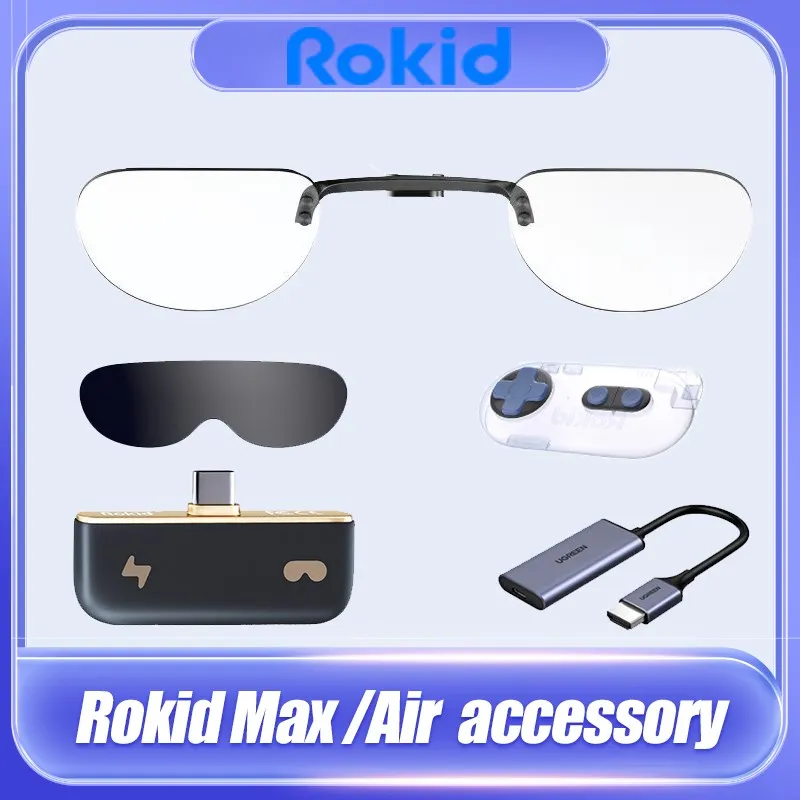 Rokid Accessories Lens Inserts Hub Charging Adapter Glasses Shade Chain ...