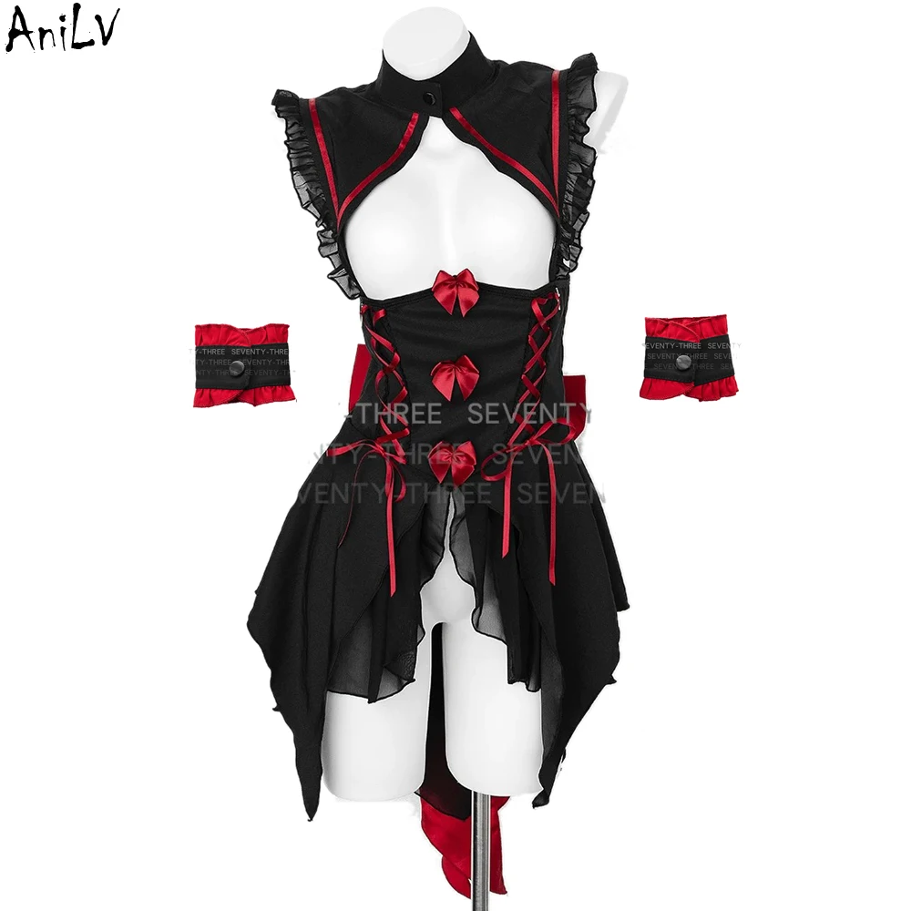 AniLV-Anime-mujer-Caballero-uniforme-de-combate-Cosplay-chica-Lolita ...