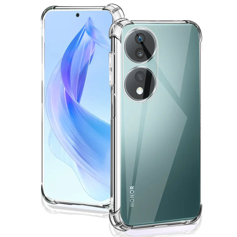 For Honor X7b Case Silicone Soft Clear Shockproof Back Cover For Honor ...