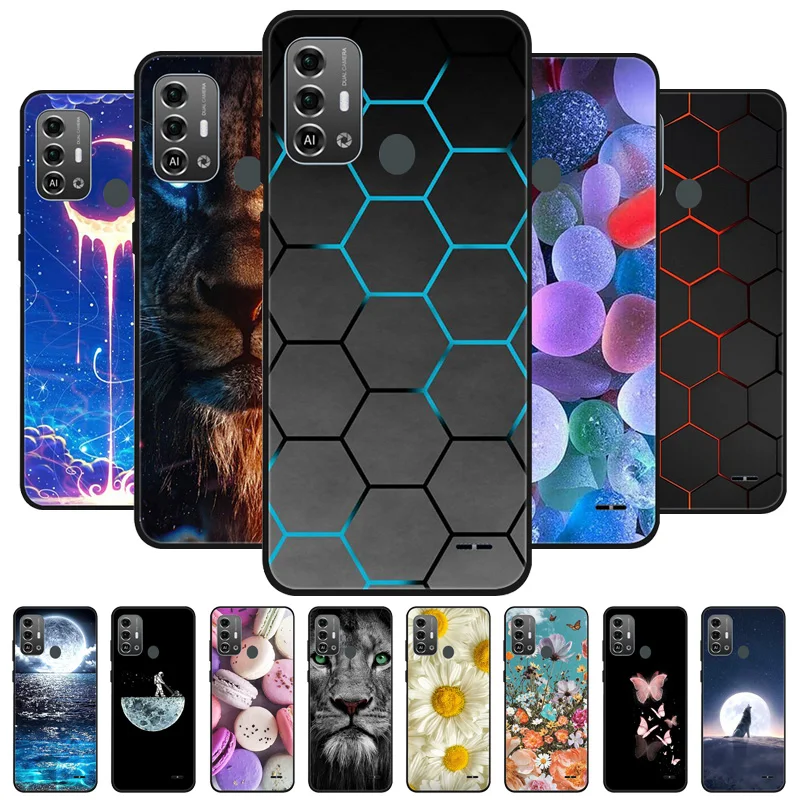 For ZTE Blade A53 Pro Case Shockproof Flower Back Cover For ZTE Blade ...