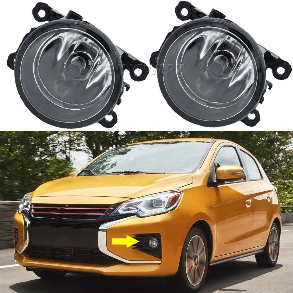2x-For-Mitsubishi-Attrage-Mirage-G4-2020-2022-NEW-Fog-Lamp-LED-DRL-H11 ...