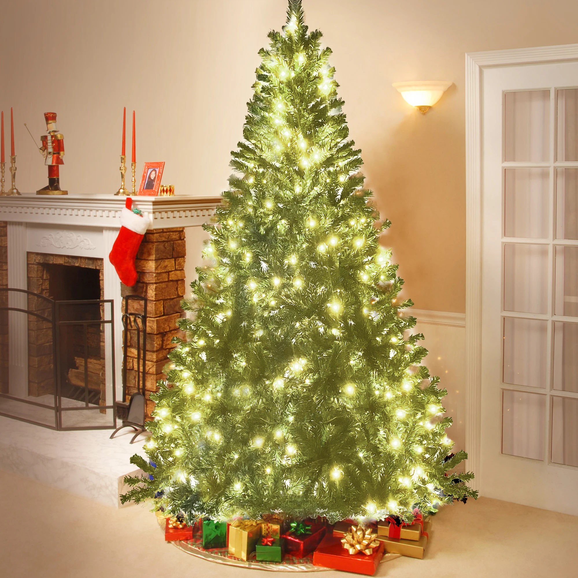 Christmas-Tree-2-28-meters-high-Artificial-Christmas-Tree-with-350-Pre ...