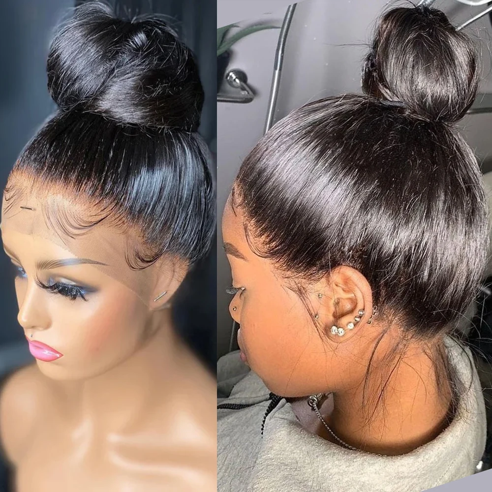 Perruque-Full-HD-Lace-Front-Wig-sans-colle-naturelle-cheveux-lisses ...