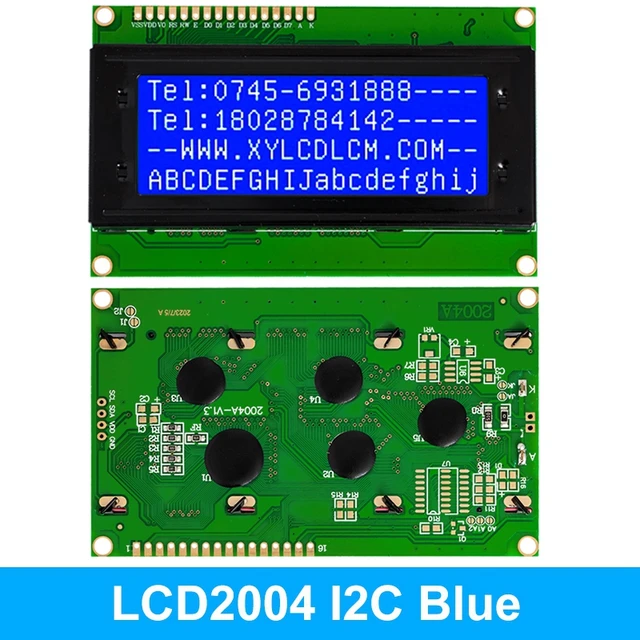LCD Board 2004 20*4 LCD 20X4 5V Blue/Green screen LCD2004 display LCD ...