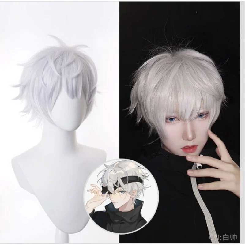 Five-Wu-Wig-White-Cos-Spell-Back-to-Battle-Anime-Natural-Breathable ...