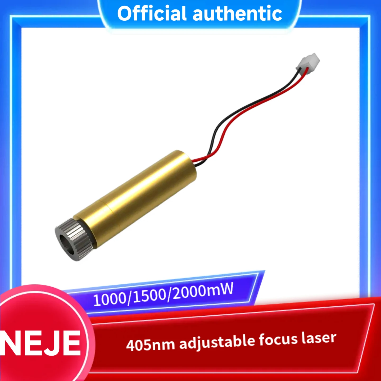NEJE CNC 405nm laser wavelength - blue laser module 1000mW 1500mW ...