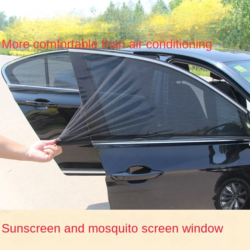 Car-Anti-mosquito-Screen-Window-Car-with-Breathable-Curtain-Sunscreen ...