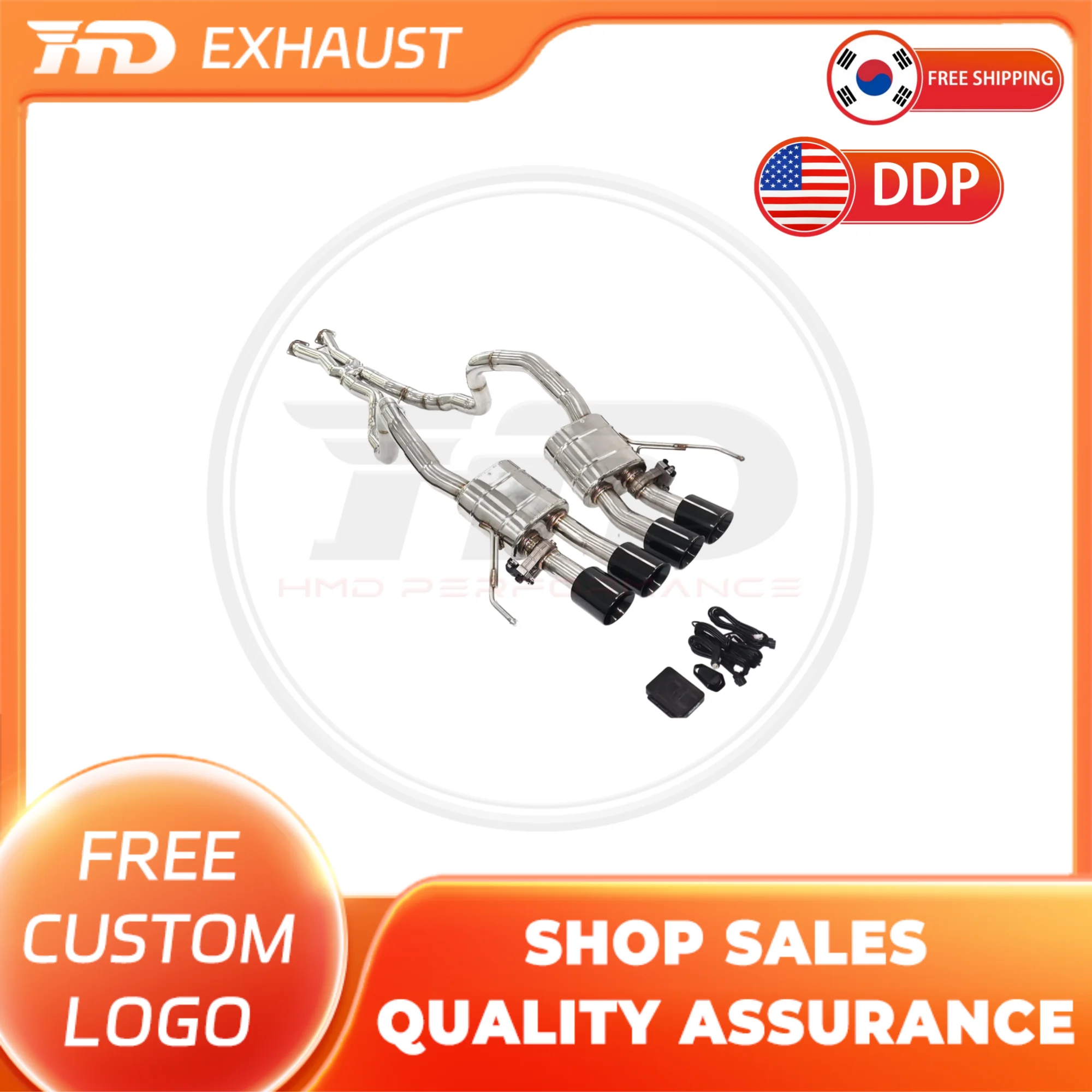 HMD Exclusive Customization Stainless Steel For Corvette C7 Exhaust ...