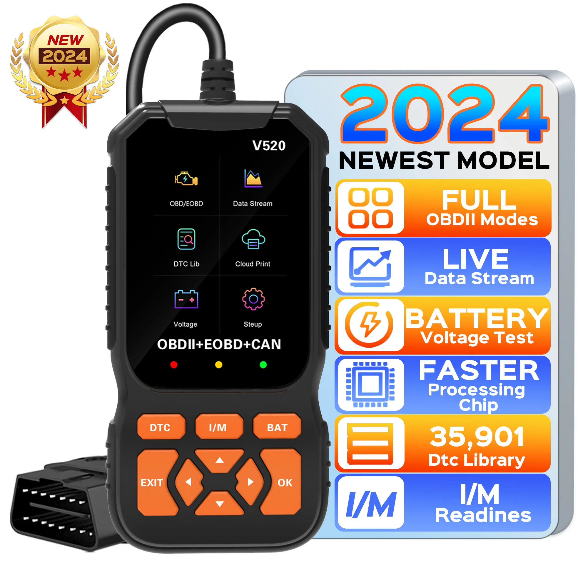 2024-OBD2-Scanner-Professional-Auto-Engine-System-Diagnostic-Tool ...
