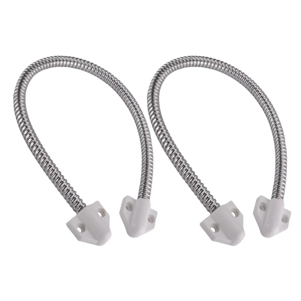 2Pcs Stainless Steel Door Loop Wire Protector Flexible Gooseneck Cable ...