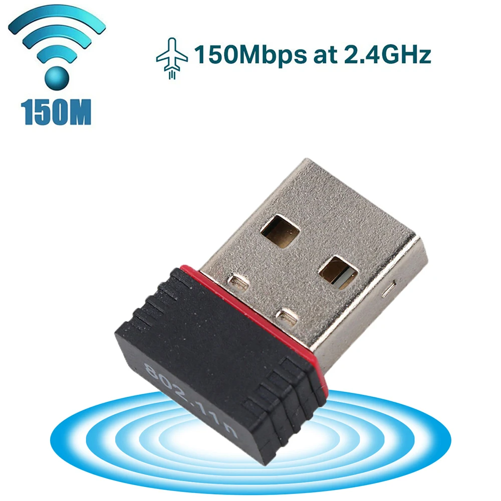 150M-USB-Wifi-Adapter-Wireless-2-4G-Network-Card-Mini-USB-2-0-RTL8188 ...