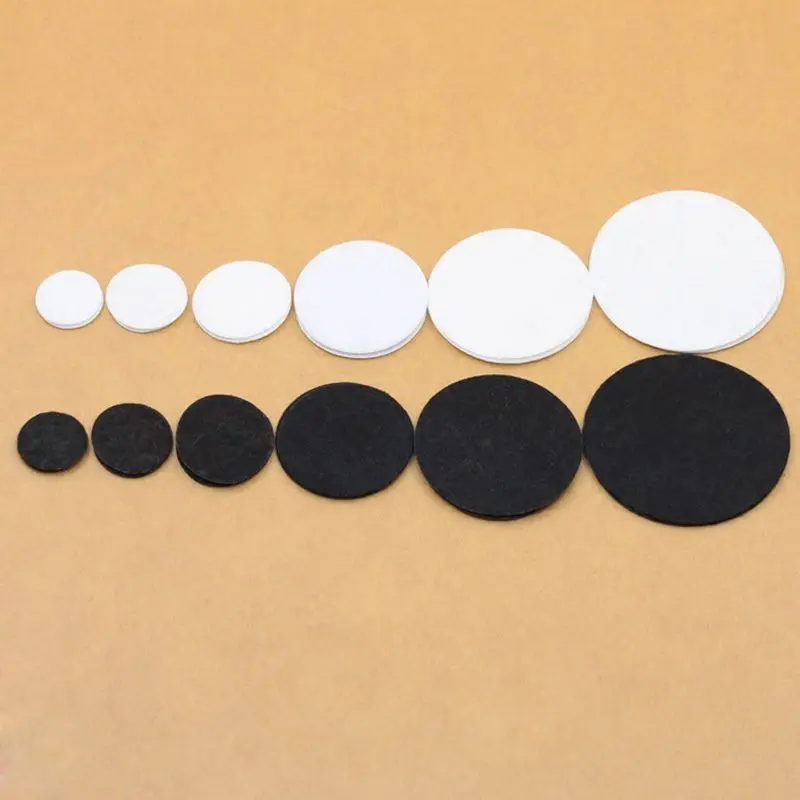 2-6cm-Round-Patches-White-Non-Woven-Felt-Pads-Fabric-Cloth-Craft-DIY ...