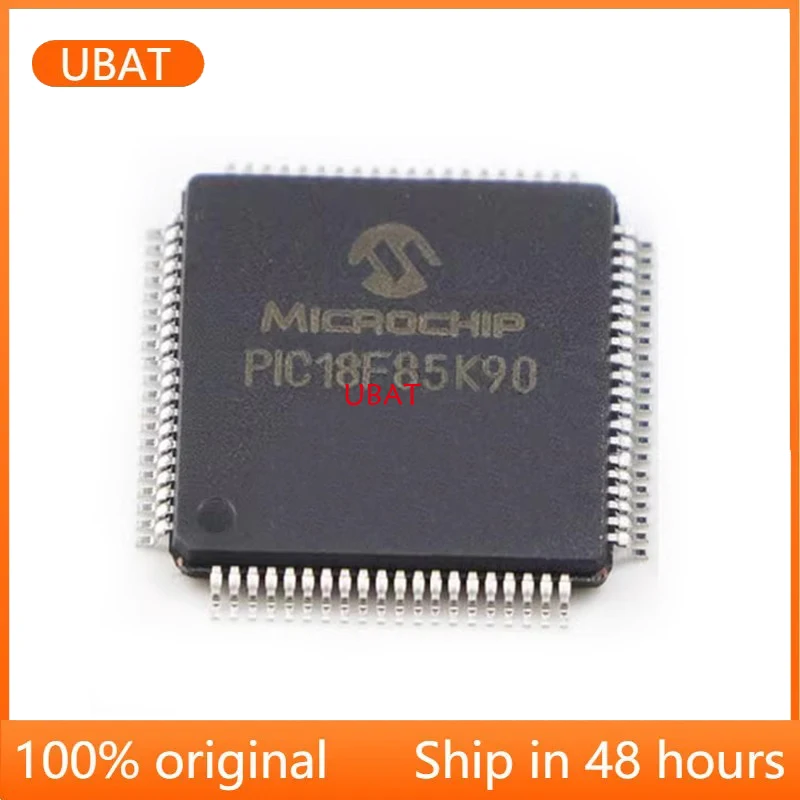 1-100pcs-PIC18F85K90-I-PTRSL-TQFP80-Original-Brand-New-Microcontroller-Chip-IC-Integrated ...
