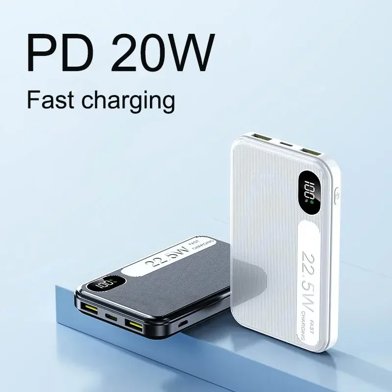 PD22-5W-Digital-Display-Fast-Charging-Power-Bank-Ultra-Slim-Powerbanks ...