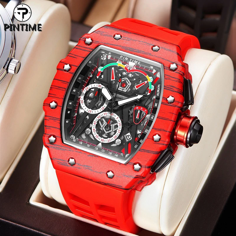 PINTIME-Quartz-Watch-Men-Luxury-Chronograph-Hip-Hop-Watches-Military ...