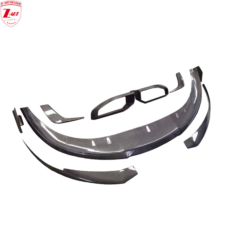 Z-ART-Carbon-Fiber-Front-Chin-for-Porsche-Taycan-Carbon-Fiber-Front ...