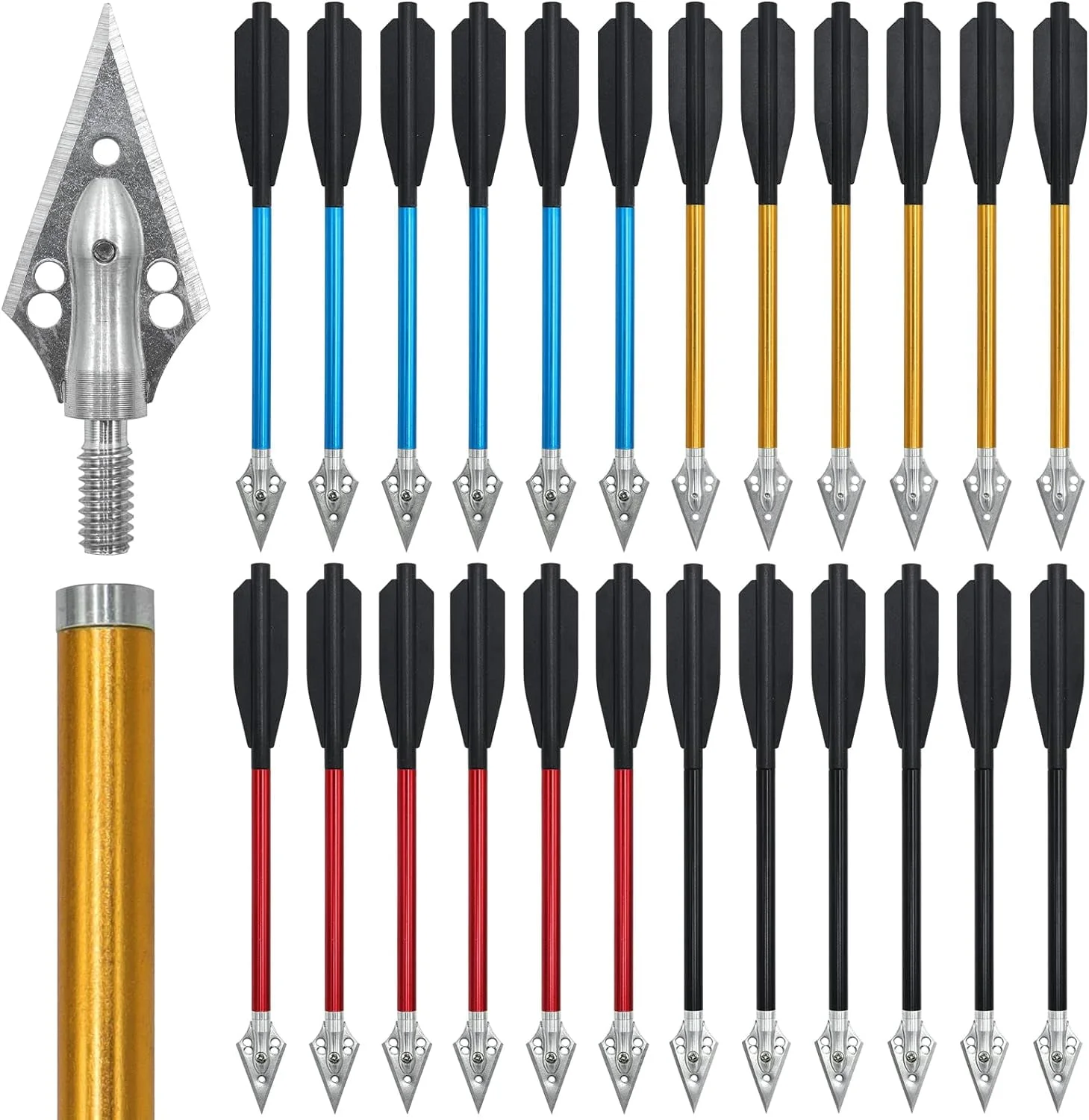 Archery Equipment Short Aluminium Arrow Compound Bow Hunting ...