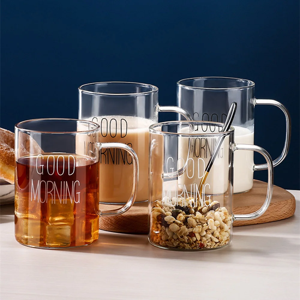 Good-Morning-Glass-Mug-Coffee-Milk-Breakfast-Cup-Tumbler-with-Handle ...