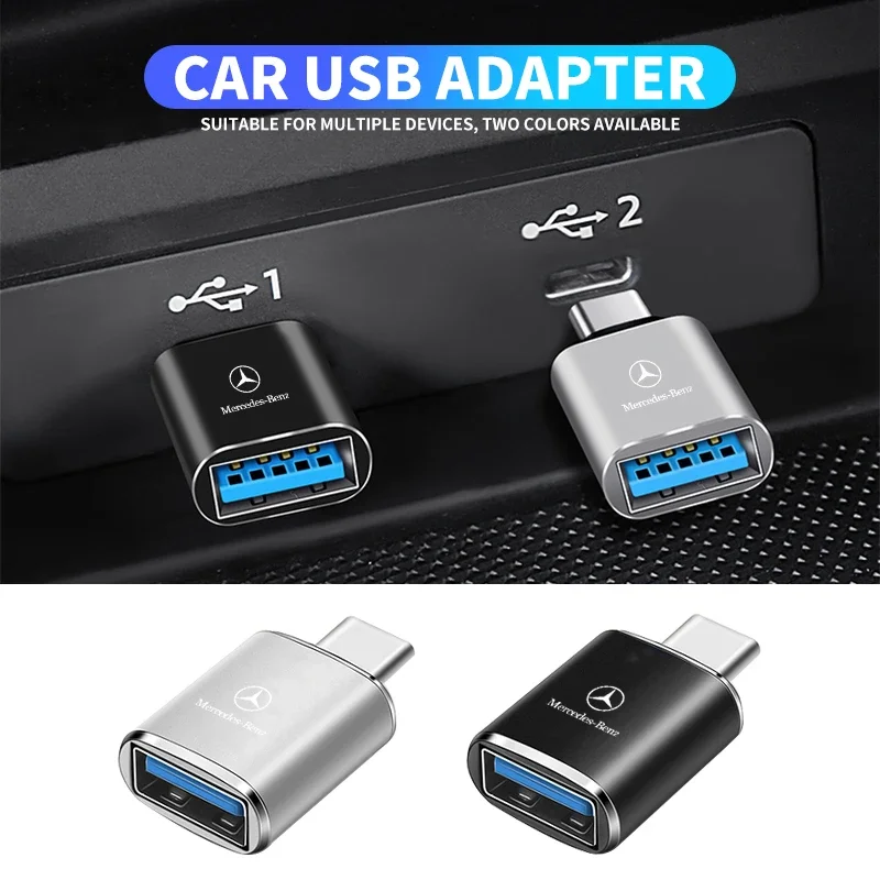 Car-Type-C-To-USB-3-0-Interface-Mini-Converter-Charging-Adapter-For ...