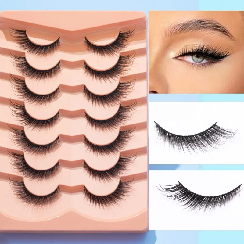 Fox Eyelashes Individual Lash Clusters, 3D Angel Wing Lashes, Eye Lift ...