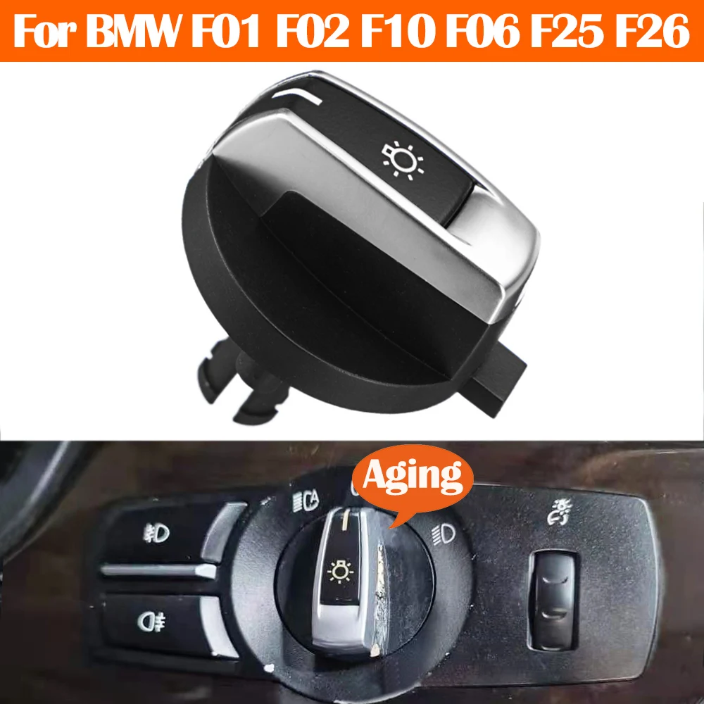 Headlamp Head Lamp Headlight Switch Rotary Knob Button Replacement For ...