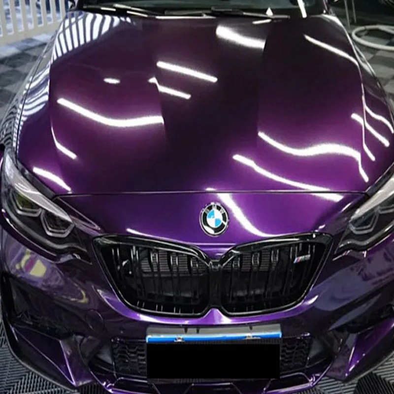 1-52-18m-Roll-Super-Glossy-Metallic-Midnight-Purple-Vinyl-Wrap-Film-Car ...
