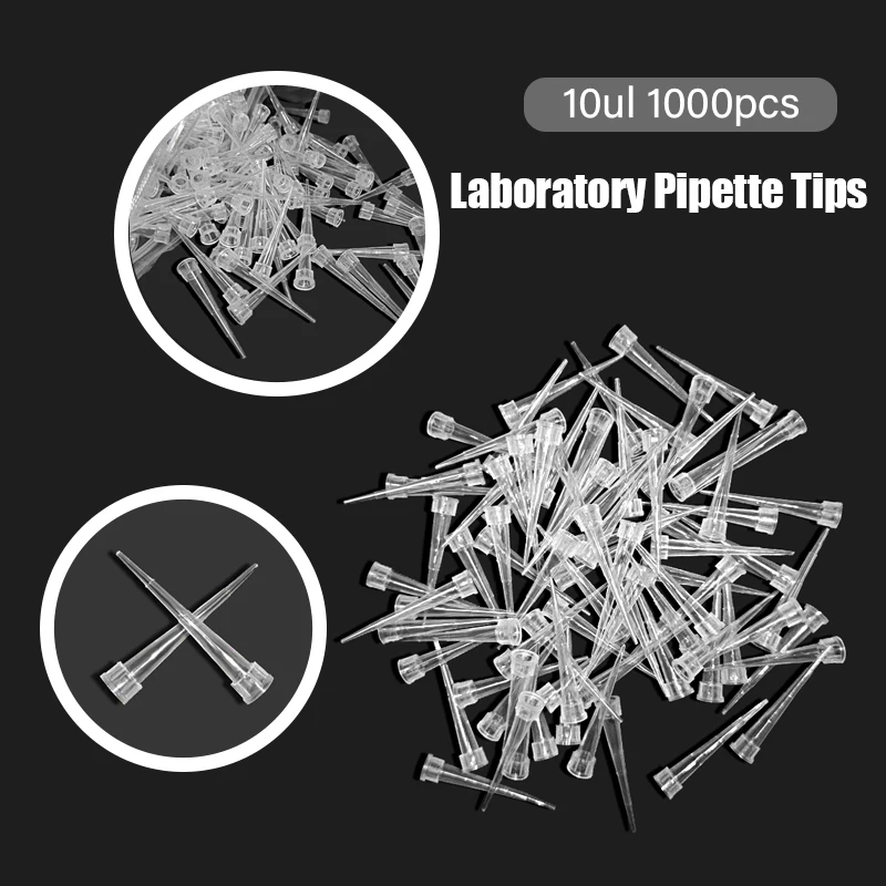 Laboratory-Pipette-Tips-10ul-1000pcs-Micropipette-Disposable-Plastic ...
