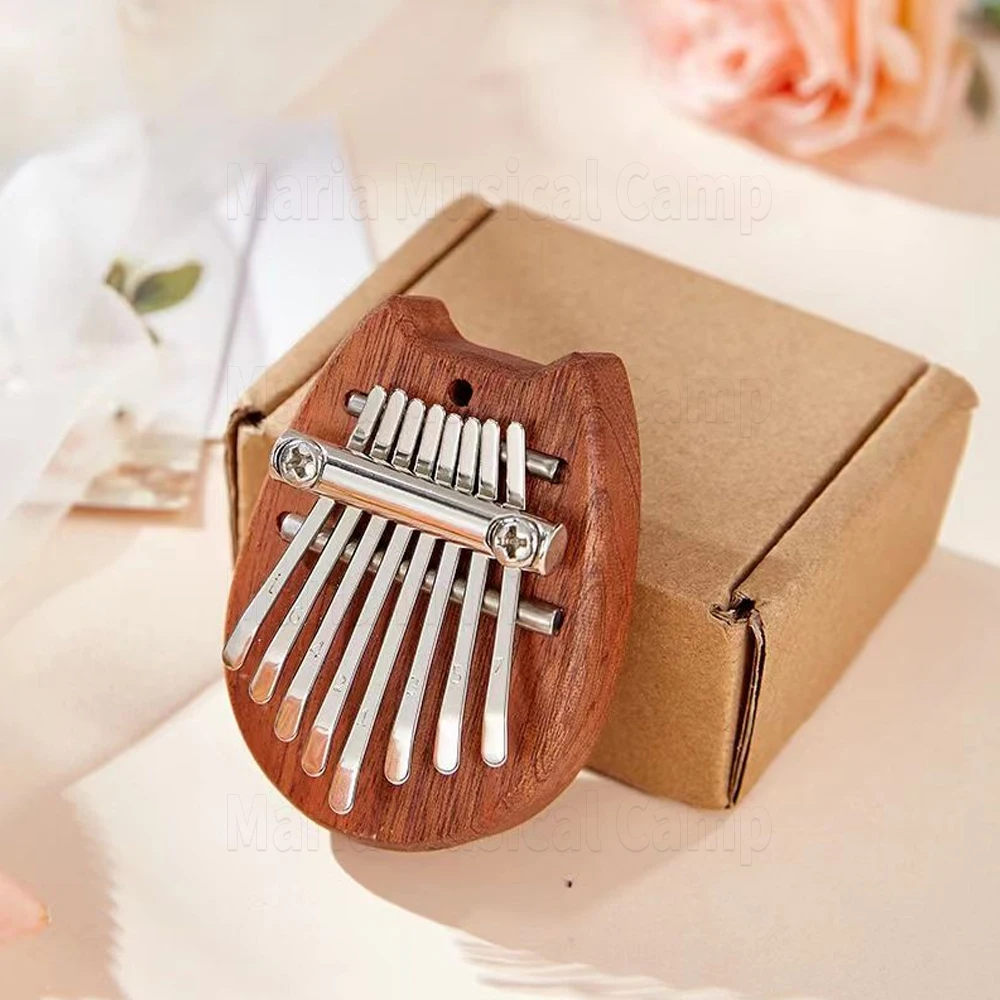 Мини-пианино Kalimba для большого пальца, 8 клавиш, Деревянный ...