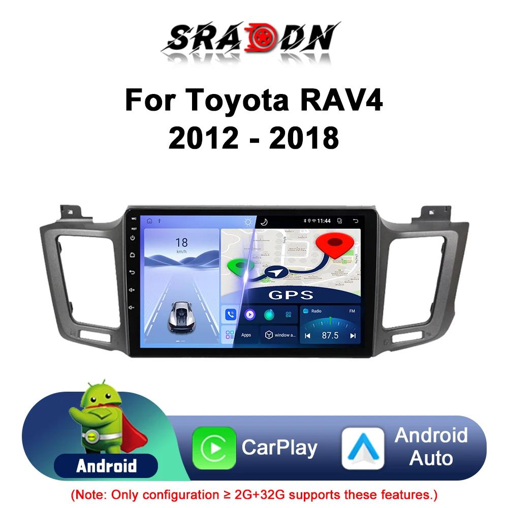For Toyota RAV4 Rav 4 XA40 2012 - 2018 Car Radio Android Automotive ...