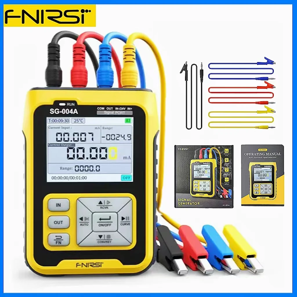 FNIRSI SG 004A Multifunction Signal Generator 2.4'' TFT LCD PT100 ...