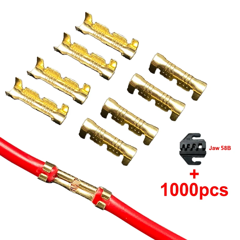 50-100-200-1000pcs-453-U-shaped-0-3-1-5mm2-wiring-tab-cold-inserts ...