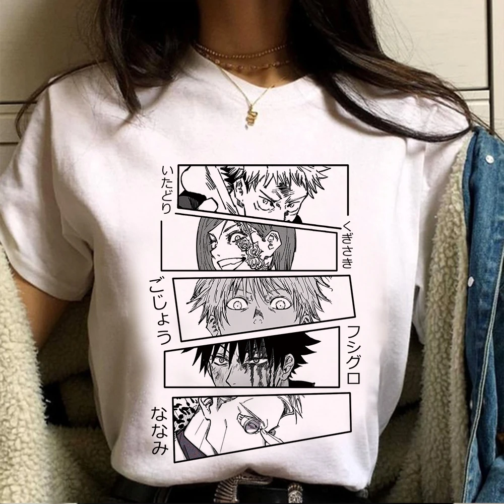 Gojo Anime Clothing Shirt | Shirts Anime Jujutsu | Gojo Satoru Clothing ...