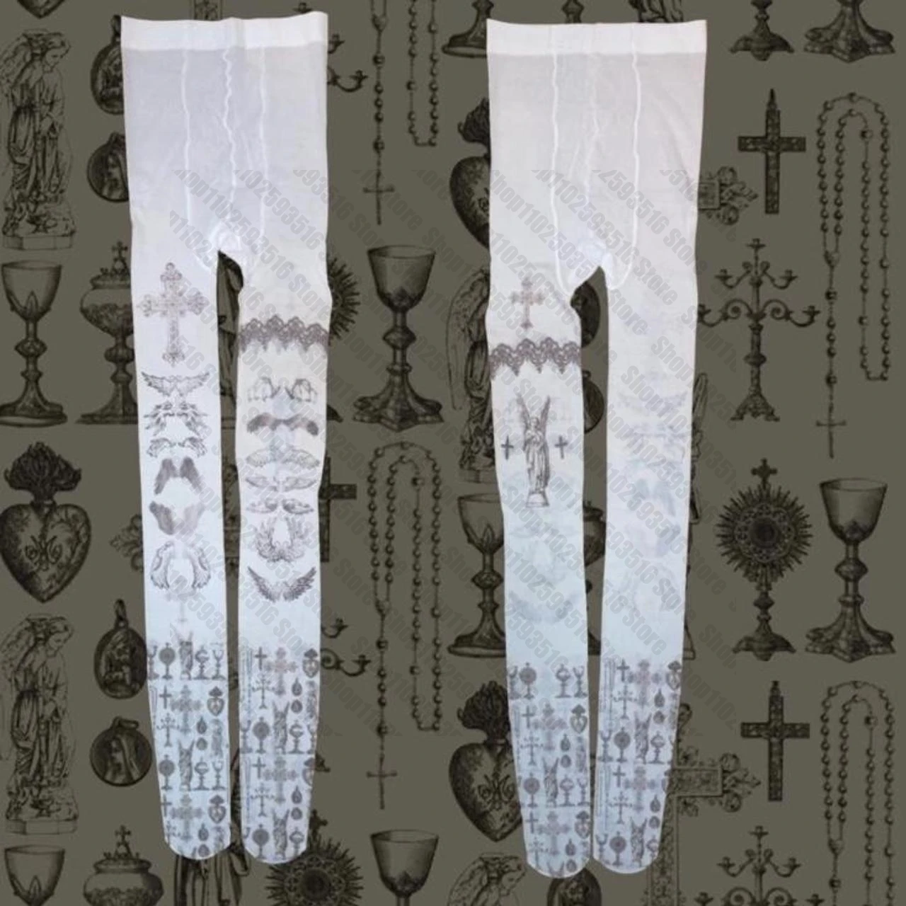 Kawaii-Socks-Tights-Compression-Stockings-for-Women-Harajuku-Emo-Fetish ...