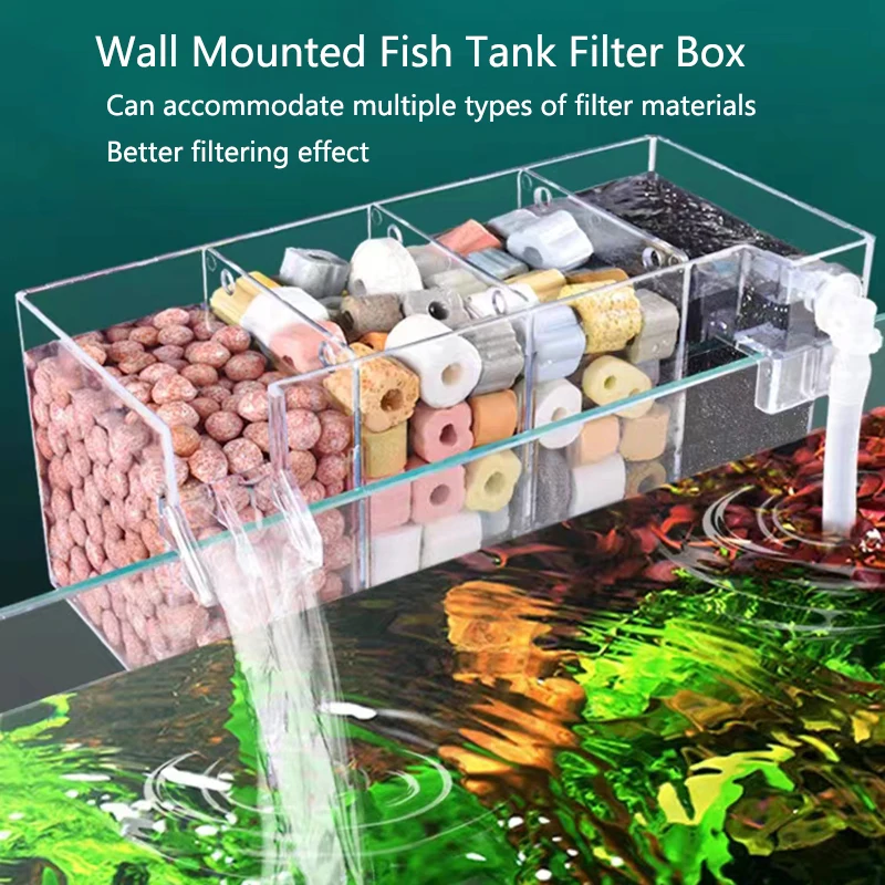 Fish-Tank-External-Filter-Box-Acrylic-Filter-Dry-and-Wet-Separation-4 ...